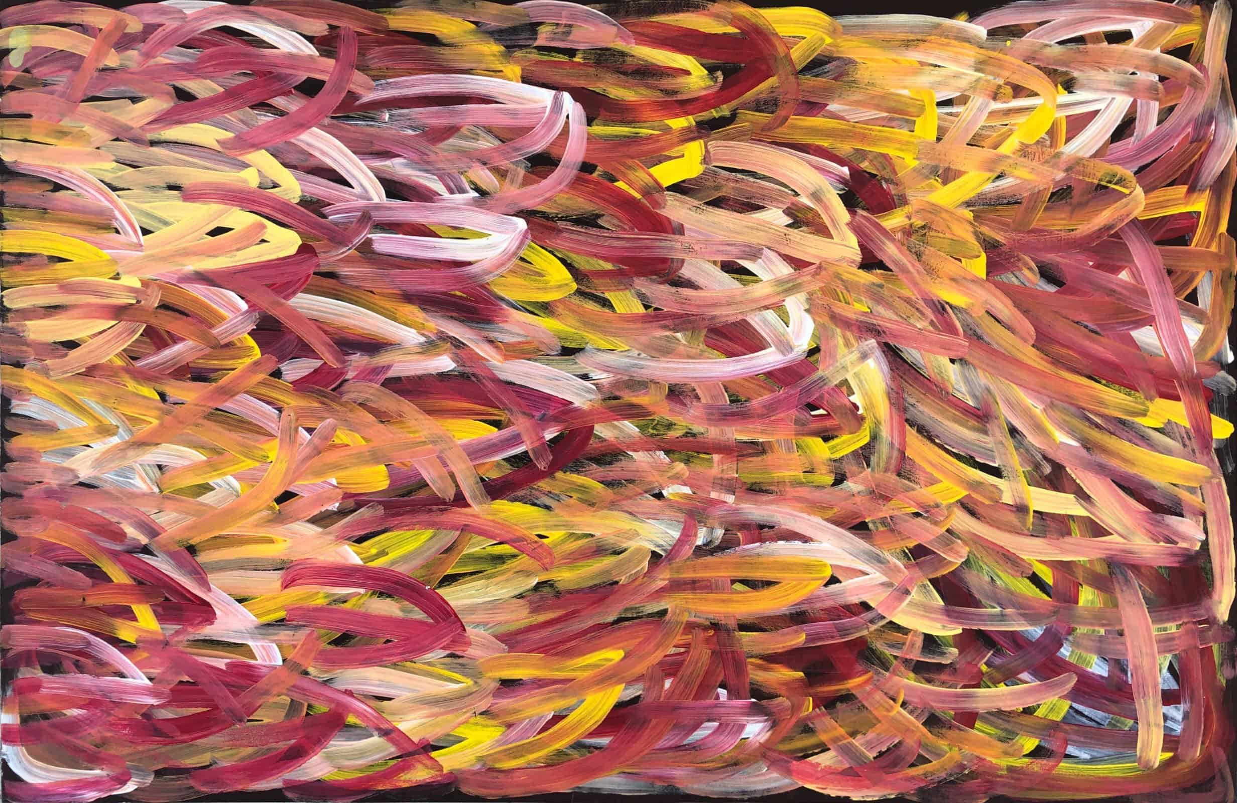 Yam Dreaming by Emily Kame Kngwarreye - Jinta Art Gallery