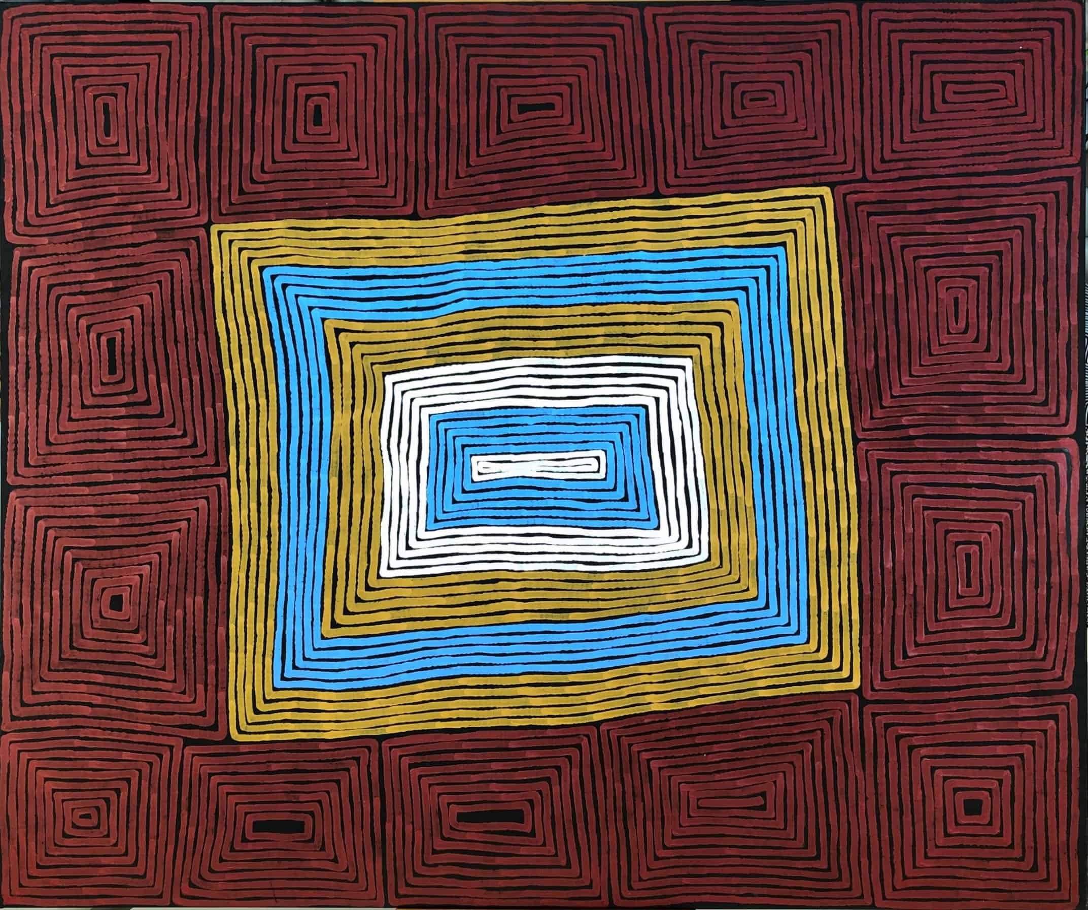 Tingari Cycle by Ronnie Jampitjinpa - Jinta Art Gallery